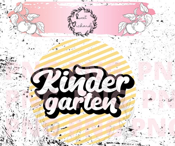 Kindergarten SVG / PNG/ DXF - Etsy