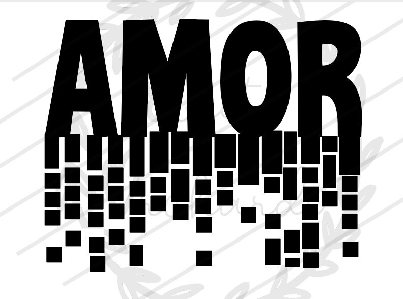 Amor SVG / DXF / PNG - Etsy