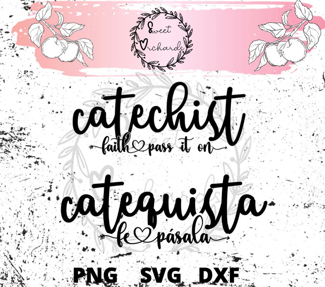 Catechist / Catequista SVG / PNG / DXF - Etsy
