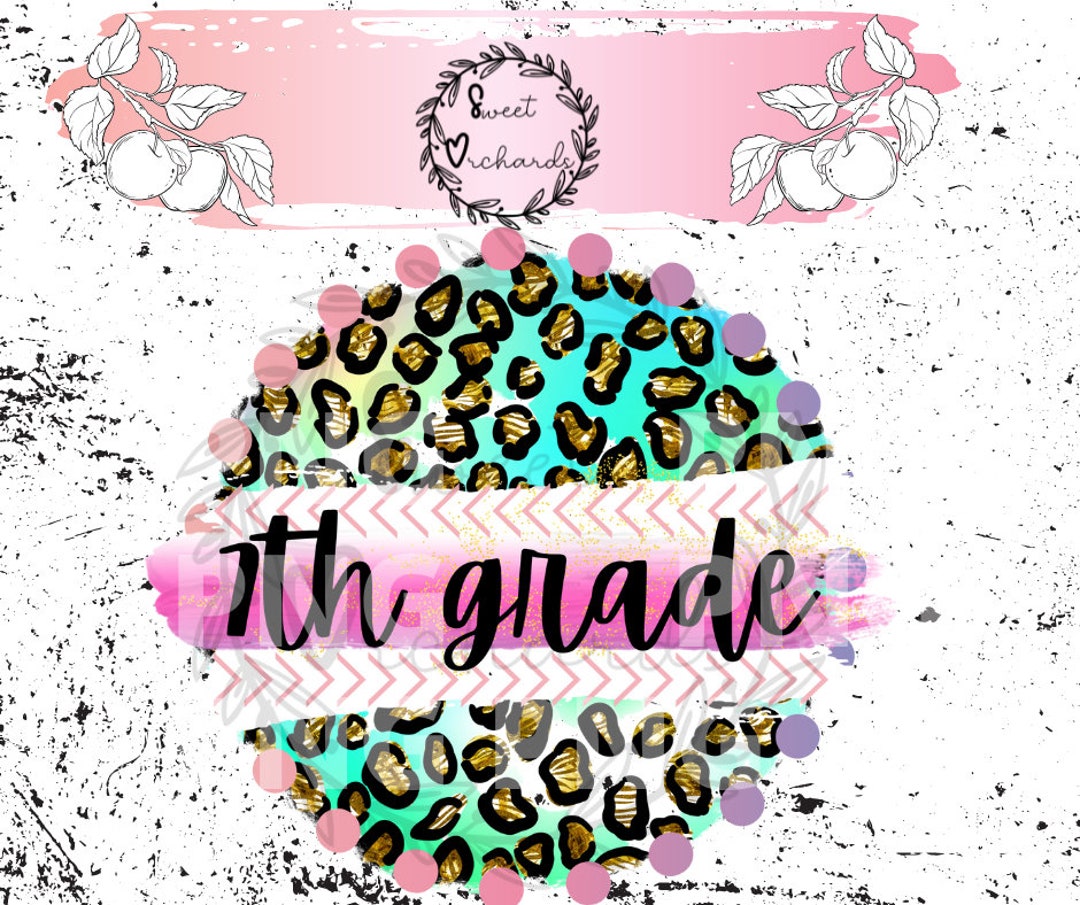 7th Grade - PNG Design Only - Etsy