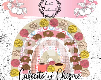 Cafecito Y Chisme Logo and Mug SVG, PNG, EPS, Jpg Digital Download - Etsy