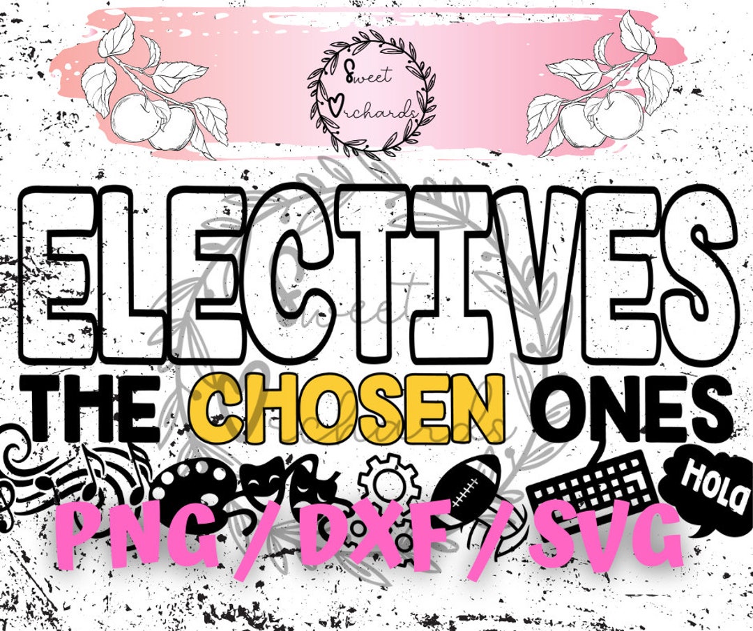 Electives SVG/PNG/DXF - Etsy