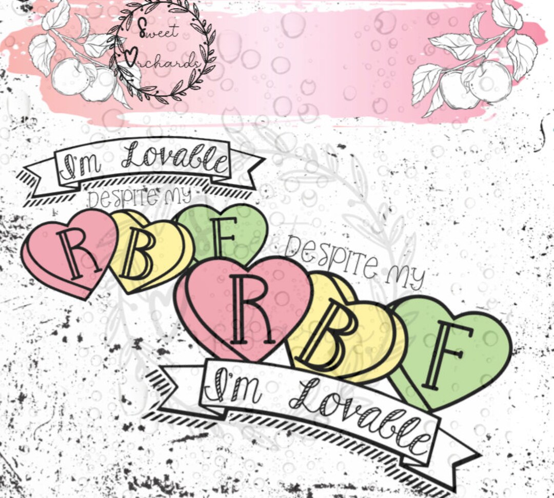 RBF Valentine SVG / PNG / Dxf - Etsy