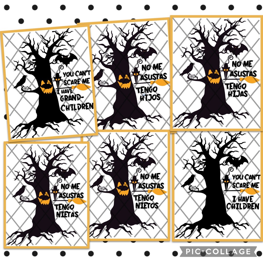 Halloween - Family Bilingual Bundle Edition - SVG/PNG/DXF - Etsy