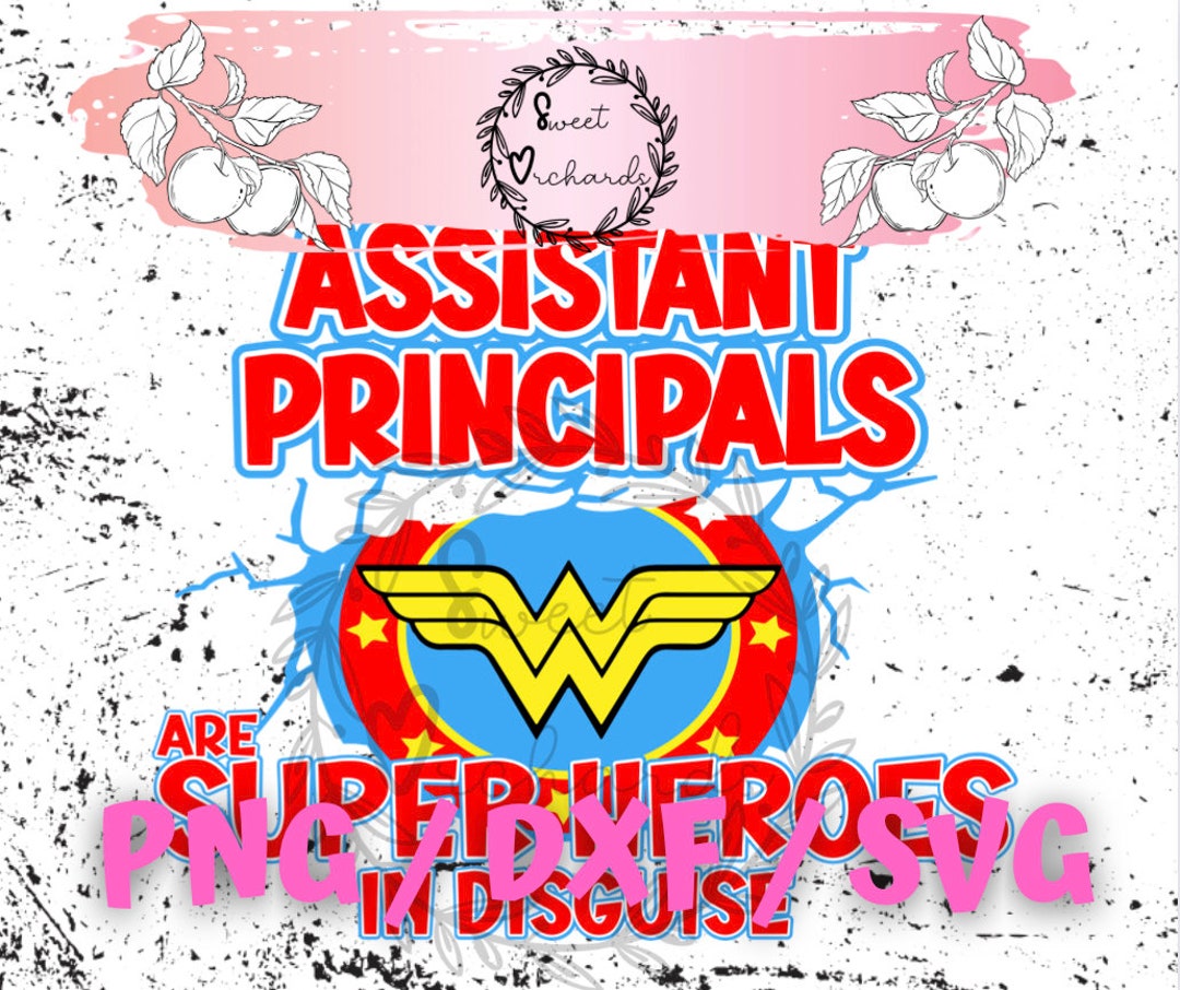 Assistant Principals PNG/SVG/DXF File - Etsy