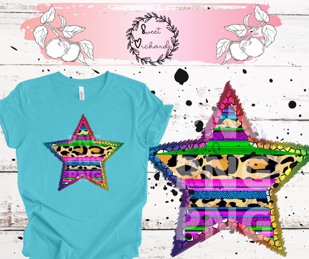 Serape Star Sublimation Design / PNG Only - Etsy