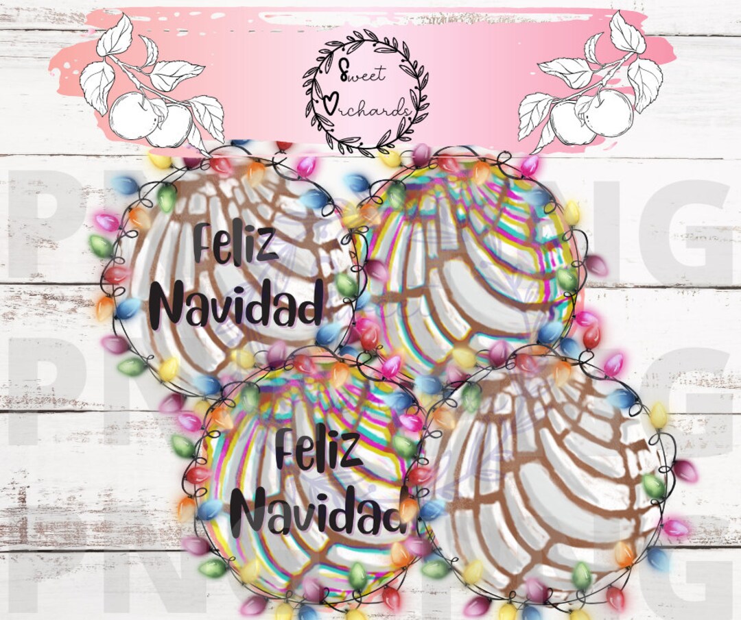 Conchas Navideñas / Christmas Conchas - PNG Design - Etsy