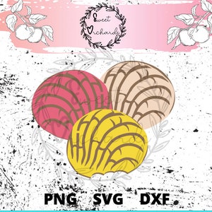 Conchas Pan/bread / Pan Dulce SVG / PNG / DXF - Etsy