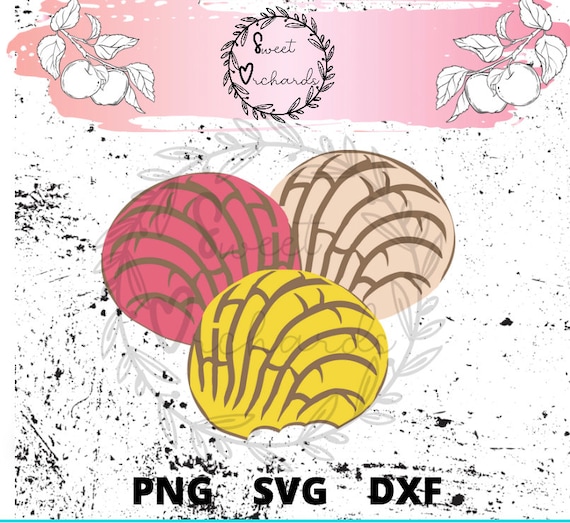 Conchas Pan/bread / Pan Dulce SVG / PNG / DXF - Etsy Finland