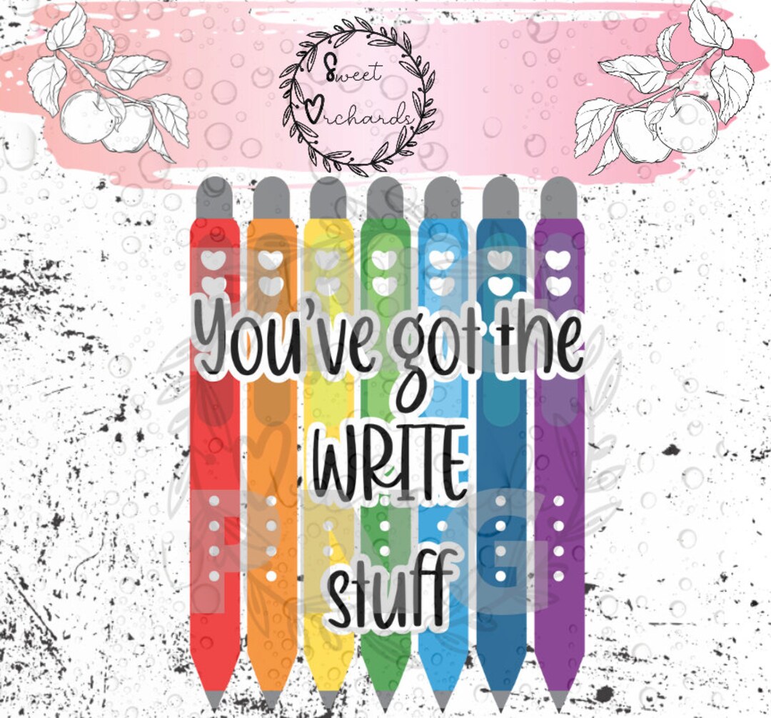Gel Pens Clipart PNG File - Etsy