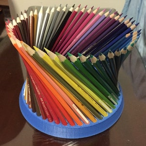 Customizable Fancy Pencil Holder you Choose the Number. STL - Etsy