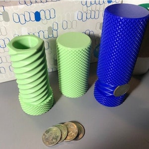 Knurled Twist Container. STL File for 3D Printing - Digital Download ...