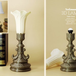 Classical Table Lamp. STL File for 3D Printing - Digital Download. - Etsy