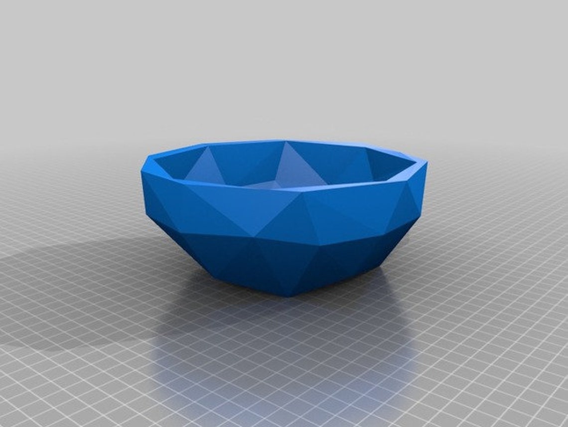 Low Poly Bowl. STL File for 3D Printing - Digital Download. - Etsy UK