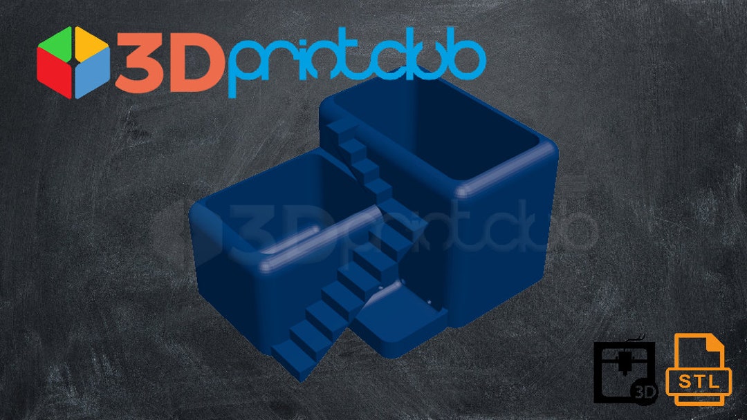 Villa Desk Plant Pot. STL File for 3D Printing - Digital Download. - Etsy