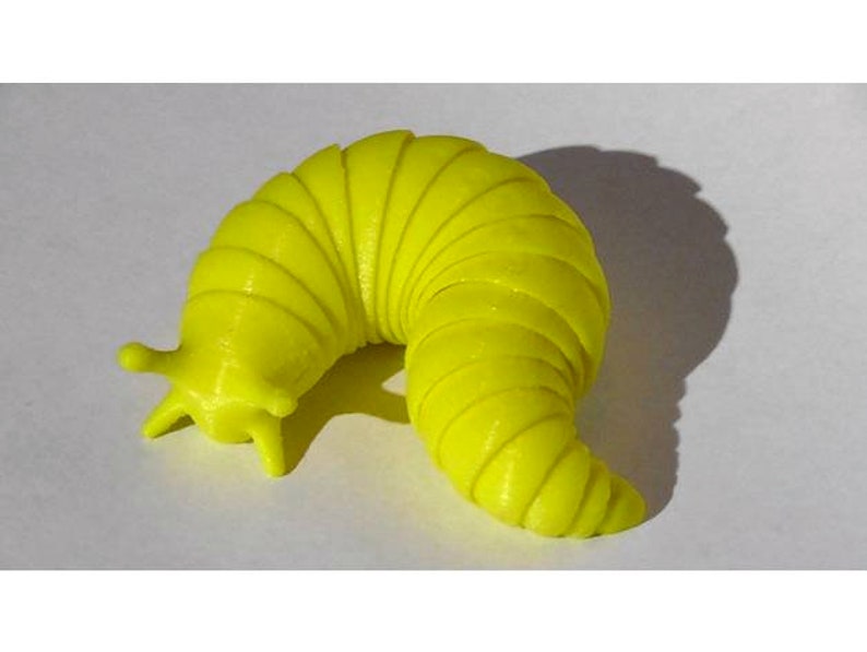 3D Printing friendly Articulated Slug. Stl file for 3d | Etsy