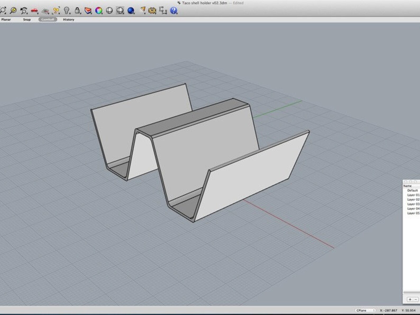 Taco Shell Holder. STL File for 3D Printing Digital - Etsy