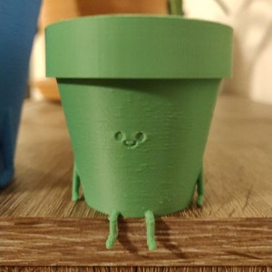 Happy Sitting Pot.stl File for 3D Printing Digital Download. - Etsy