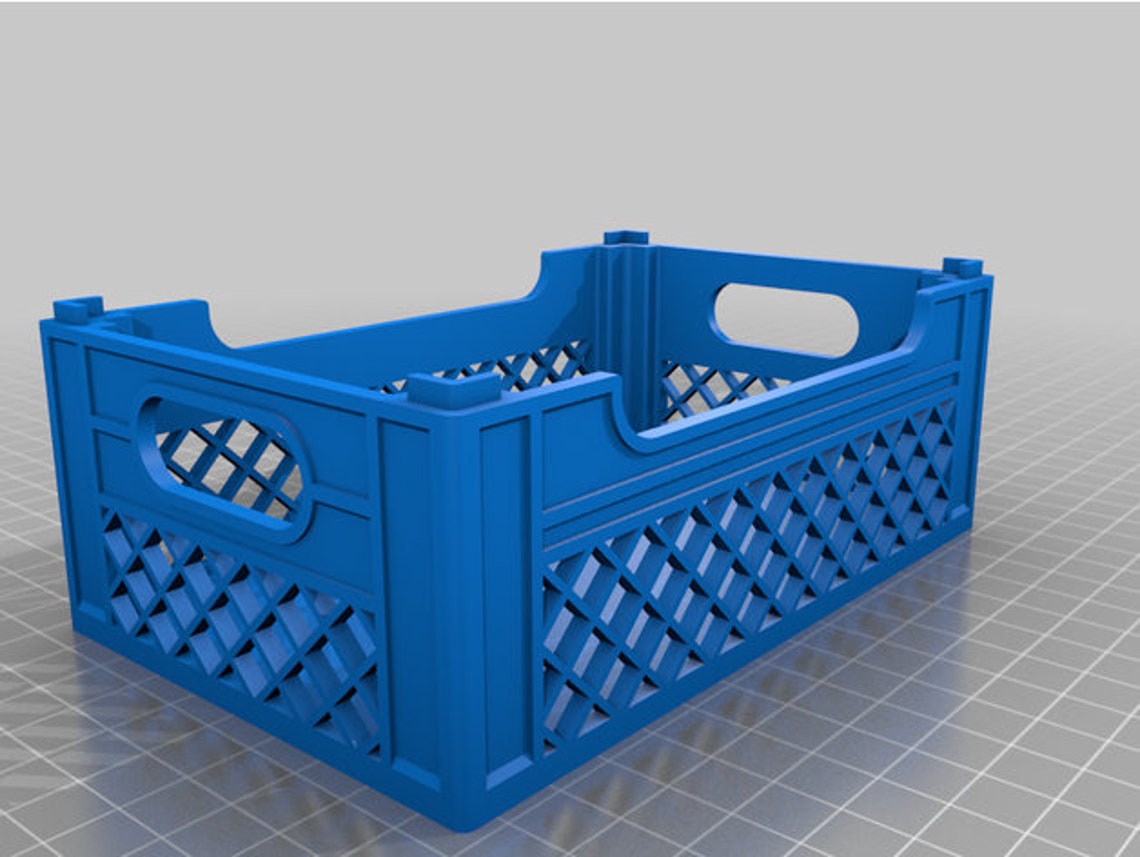 Stackable Crate. STL File for 3D Printing Digital Download. - Etsy