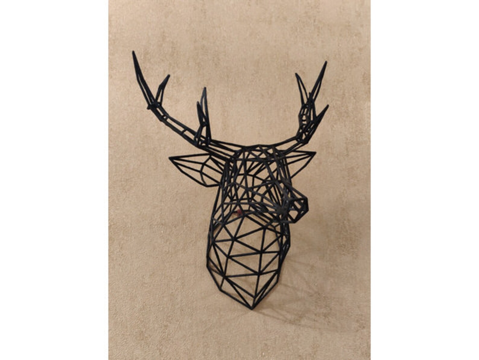 Wireframe Deer Head. STL File for 3D Printing Digital - Etsy