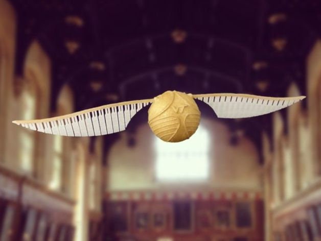 Golden Snitch. STL File for 3D Printing - Digital Download. - Etsy