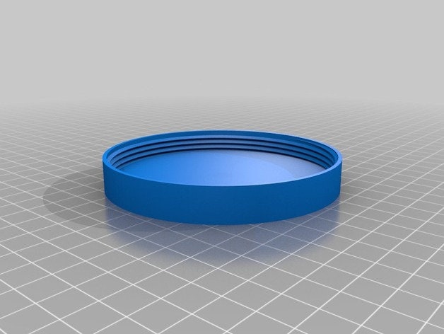 Customizable Round Box With Threaded Lid. STL File for 3D - Etsy