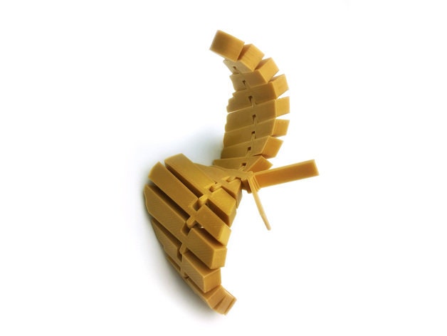 Articulated_butterfly. 3d Toy. STL File for 3D Printing - Etsy