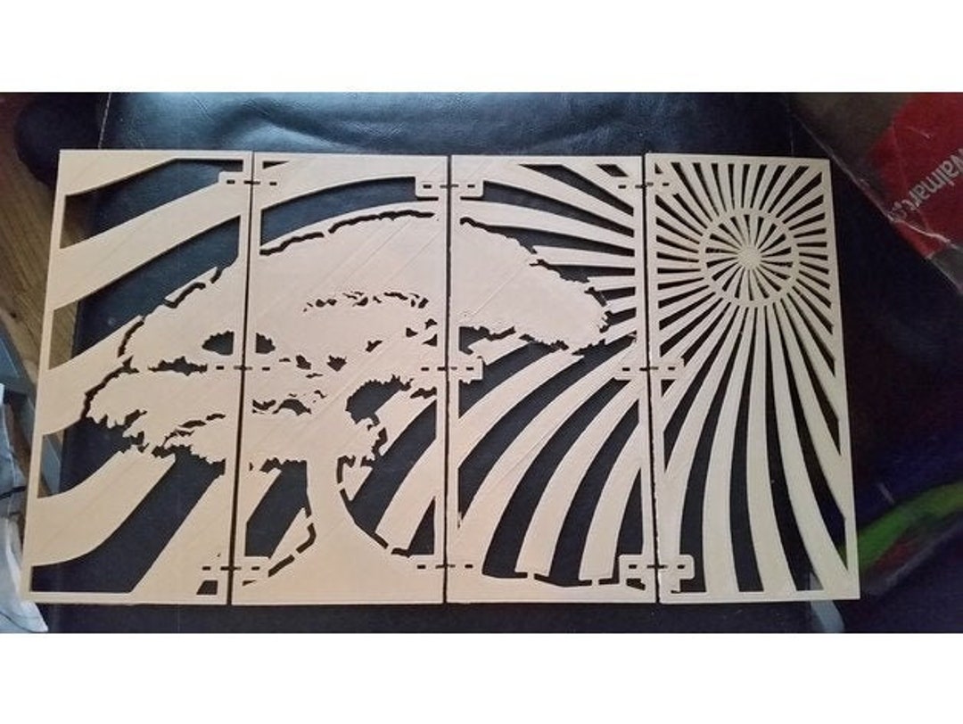 Folding Mini Asian Panel/screen. STL File for 3D Printing - Digital ...