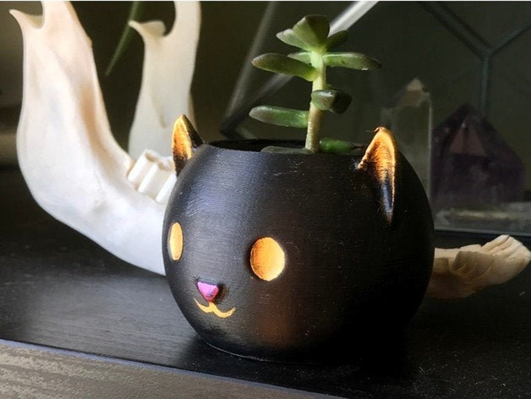 Cat Planter. STL File for 3D Printing - Digital Download. - Etsy
