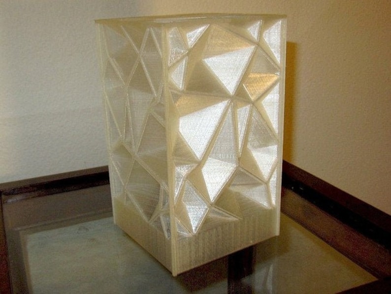 Crinkle lamp. STL File for 3D Printing Digital Download. | Etsy