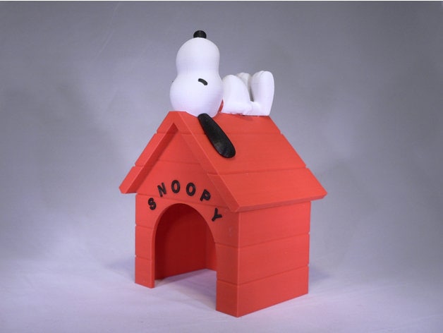 Snoopy. STL File for 3D Printing - Digital Download. - Etsy