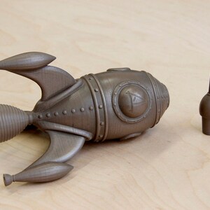 Create Official Rocket Ship. STL File for 3D Printing Digital Download ...