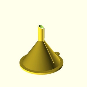 Parametric Funnel. STL File for 3D Printing - Digital Download. - Etsy