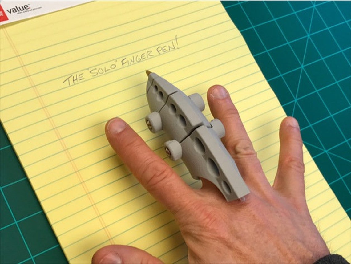 Solo Finger Pen. STL File for 3D Printing Digital Download. - Etsy