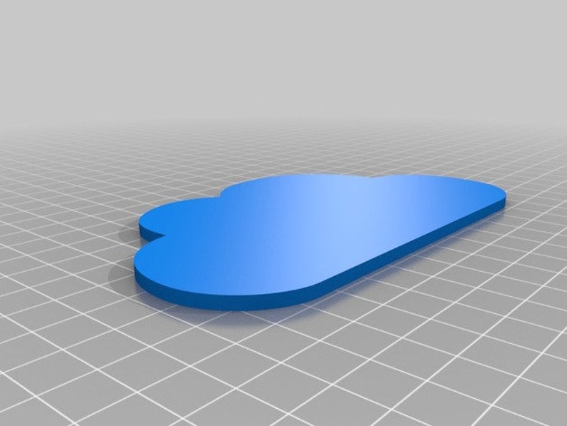 Weather Forecast Cloud. STL File for 3D Printing - Digital Download. - Etsy