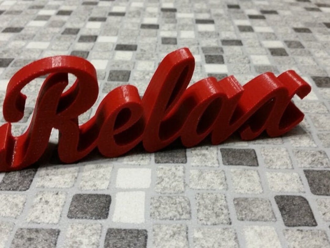 Relax Decor. STL File for 3D Printing - Digital Download. - Etsy