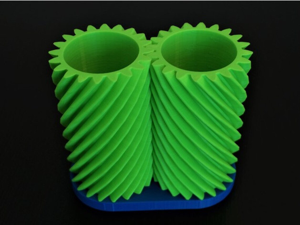 Helical Gear Cups. STL File for 3D Printing Digital | Etsy
