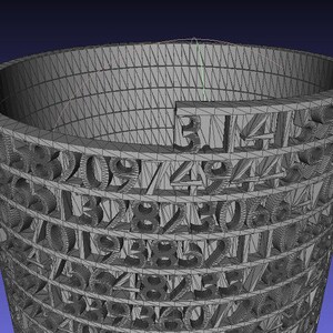 Tower of Pi. STL File for 3D Printing - Digital Download. - Etsy