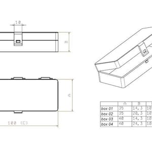 Box. STL File for 3D Printing - Digital Download. - Etsy