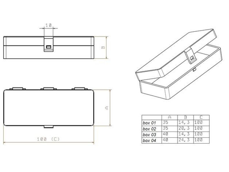 Box. STL File for 3D Printing - Digital Download. - Etsy
