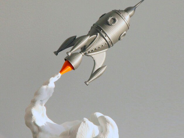 Create Official Rocket Ship. STL File for 3D Printing - Etsy