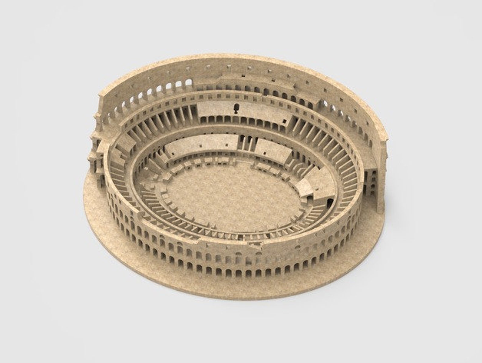 Roman Colosseum Completley Detailed See the World. STL File - Etsy