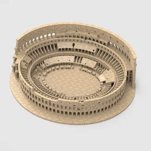 Roman Colosseum Completley Detailed See the World. STL File for 3D ...