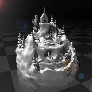 Christmas Village. STL File for 3D Printing - Digital Download. - Etsy