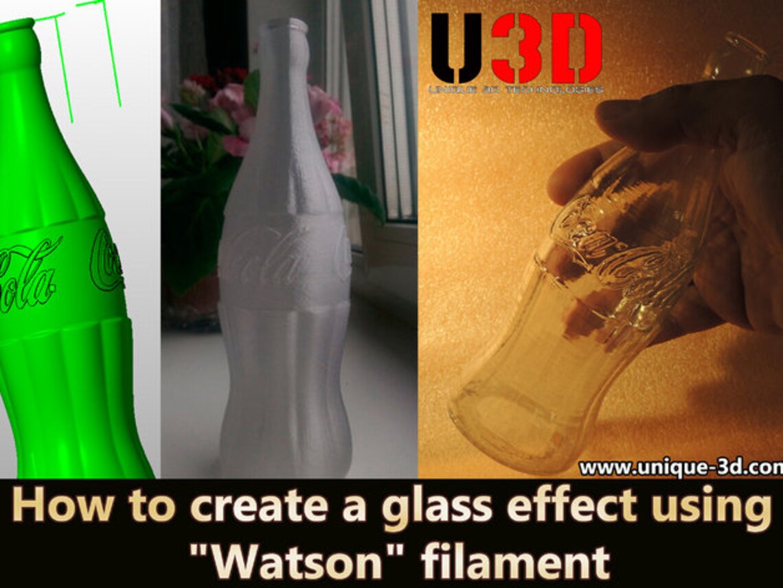 Coca cola bottle. STL File for 3D Printing Digital Download. | Etsy