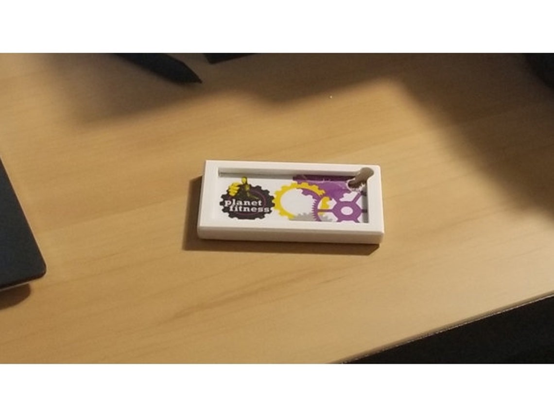 Small Keychain Card Holder. STL File for 3D Printing Digital Download ...