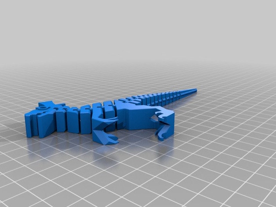 Flexi Raptor. STL File for 3D Printing Digital Download. - Etsy