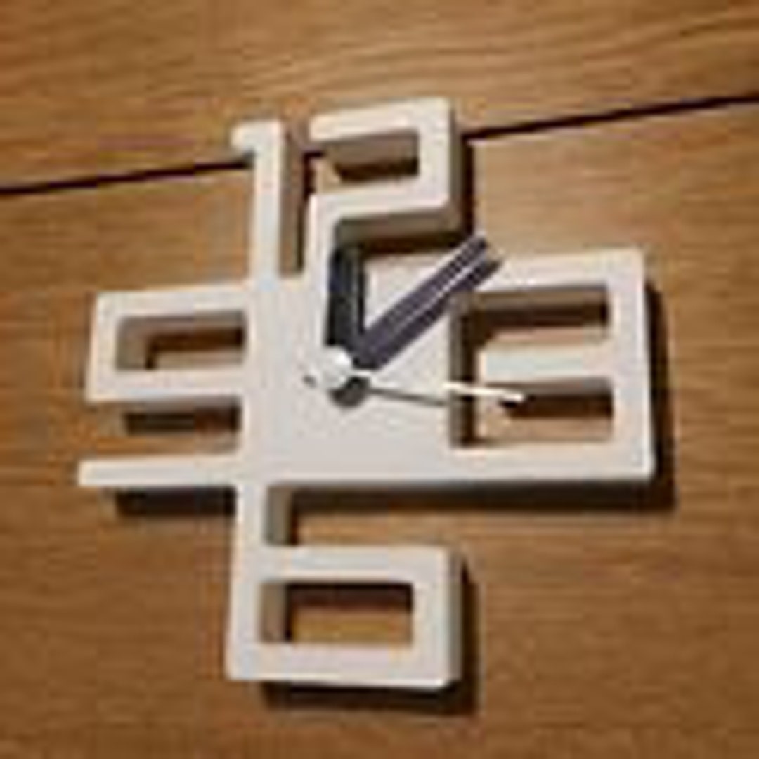 Modern Clock. STL File for 3D Printing Digital Download. - Etsy
