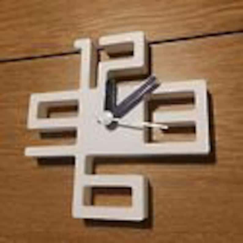 Modern Clock. STL File for 3D Printing Digital Download. - Etsy
