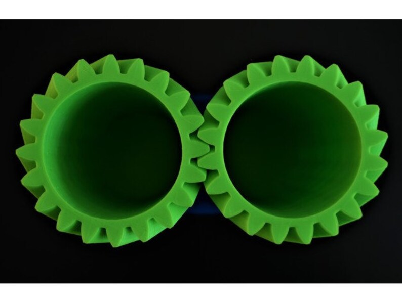 Helical Gear Cups. STL File for 3D Printing Digital - Etsy